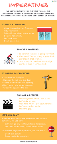 Imperatives ESL Lesson Plan Worksheet A2 | Teaching Resources
