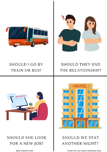 Modal Verb Should ESL A2 Lesson Plan | Teaching Resources