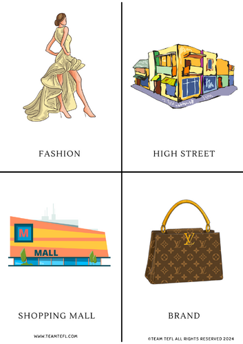 Shopping ESL Lesson Plan Worksheet A2 | Teaching Resources