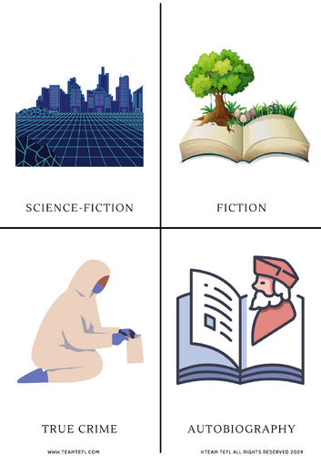 Books and Literature ESL Lesson Plan Worksheet B1 | Teaching Resources