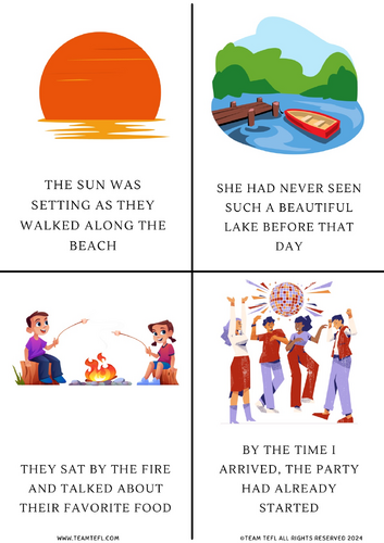 Narrative Tenses ESL TEFL Lesson Plan Worksheet B2 | Teaching Resources