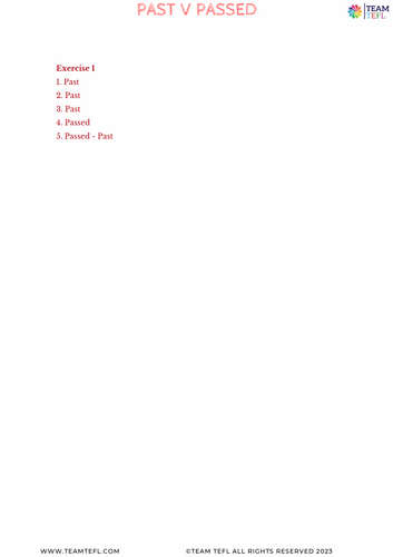 Past Perfect Continuous ESL TEFL Lesson Plan Worksheet B2 | Teaching ...