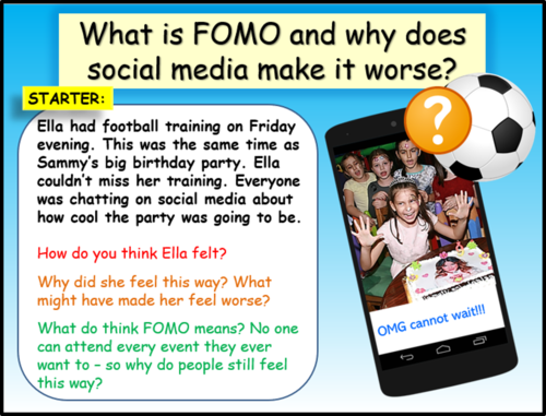 FOMO - SEND PSHE | Teaching Resources
