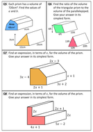 Volume of prisms | Teaching Resources
