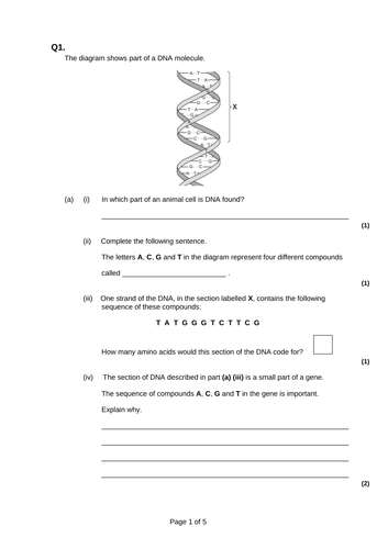 9-1 AQA GCSE Biology - U6 L8-9 Selective Breeding, Genetic Engineering ...