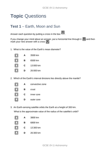 EDEXCEL GCSE ASTRONOMY (9-1): FULL CHAPTER SLIDES (TOPICS 1-16 ...