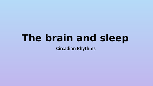 Sleep and dreams topic for Scottish Higher Psychology | Teaching Resources