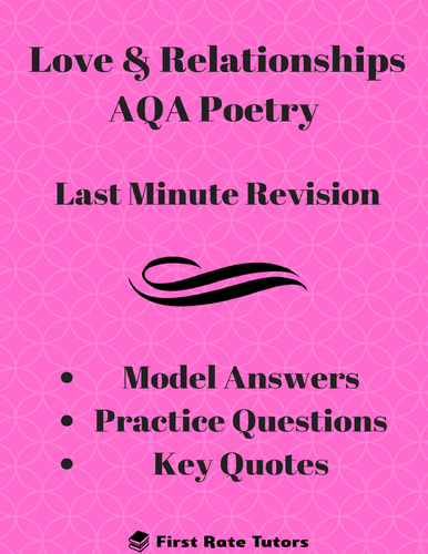 A* Love & Relationships Poetry Answers: Anthology Revision Pack ...