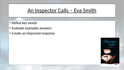 An Inspector Calls Revision Lessons | Teaching Resources
