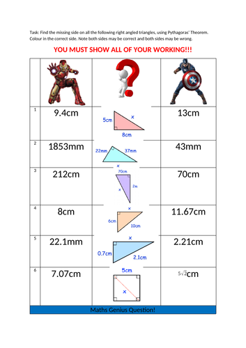 Maths Tick or Trash (44 worksheets) | Teaching Resources