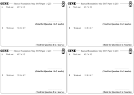 Multiplying 1 Digit Decimals - Foundation & Higher GCSE Questions ...