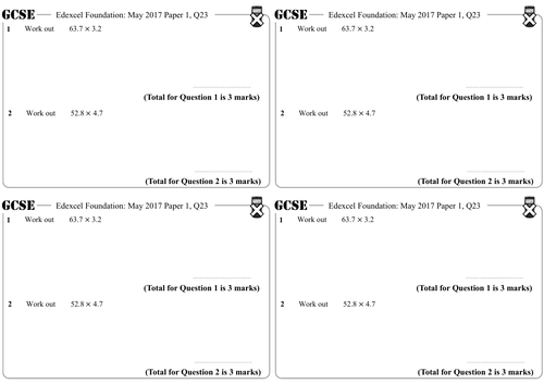 Multiplying 1 Digit Decimals - Foundation & Higher GCSE Questions ...