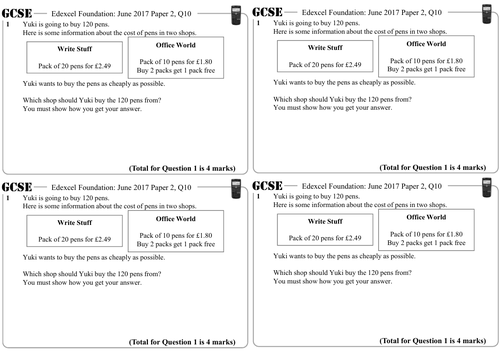 Real-Life Problems With Decimals - Calculator - Foundation GCSE ...