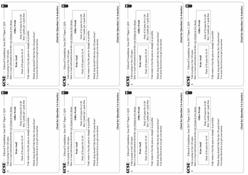 Real-Life Problems With Decimals - Calculator - Foundation GCSE ...