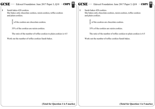 Fractions, Percentages & Ratios of Quantities - Foundation & Higher ...