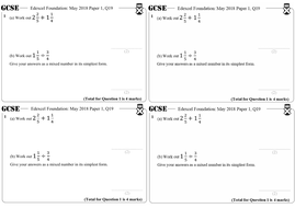 Arithmetic with Mixed Numbers - Foundation & Higher GCSE Questions ...