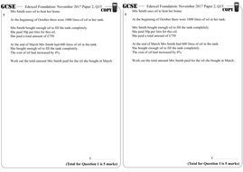 Percentage Change - Calculator - Foundation GCSE Questions | Teaching Resources