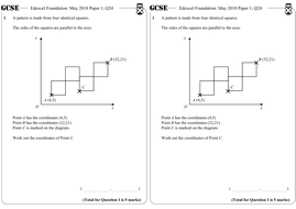 Coordinates & Geometry - Foundation & Higher GCSE Questions | Teaching ...
