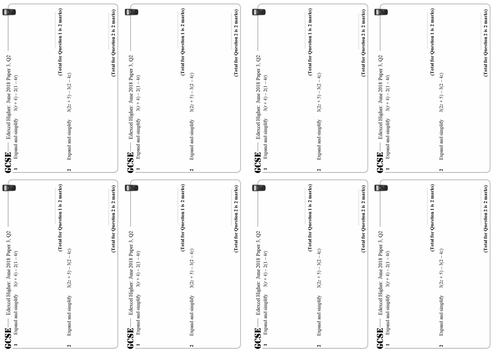 Expanding And Simplifying Multiple Single Brackets Foundation And Higher Gcse Questions Teaching
