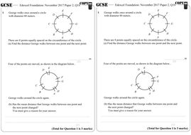 Circumference of a Circle - Foundation & Higher GCSE Questions ...