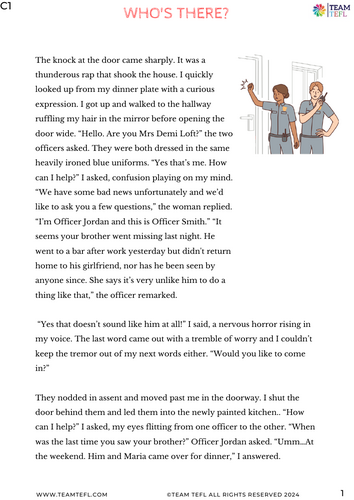 Books and Literature ESL TEFL Lesson Plan Work Sheet C1 Advanced ...