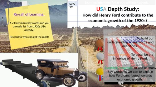 Henry Ford & Model T Ford | Teaching Resources
