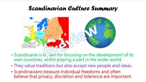 Scandinavia Culture Lesson 6 | Teaching Resources