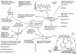 B4 Biology Revision Mindmap | Teaching Resources