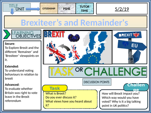 Brexit and Britain UK | Teaching Resources