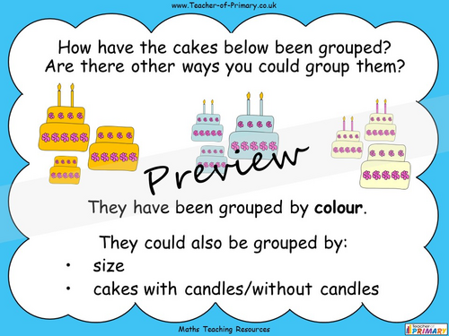 Sorting Objects - Year 1 | Teaching Resources