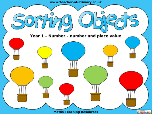 Sorting Objects Year 1 Teaching Resources