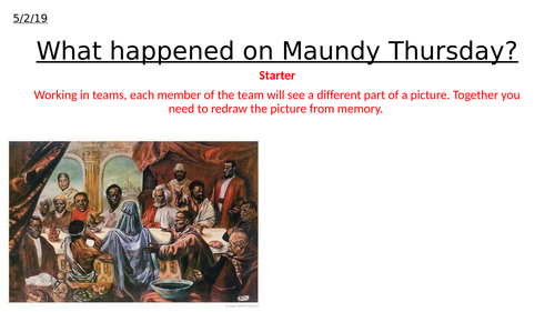 KS3 RE Fully resourced unit of work on Holy Week & Jesus: "Who is Jesus ...