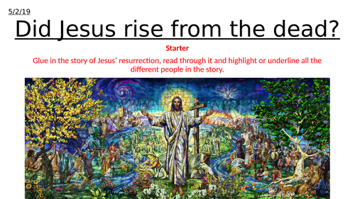 KS3 RE Fully resourced unit of work on Holy Week & Jesus: "Who is Jesus ...