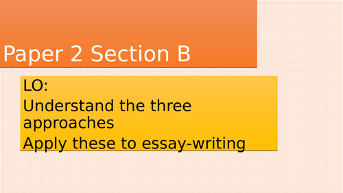 IB English B Group Essay Planning for Paper 2 | Teaching Resources