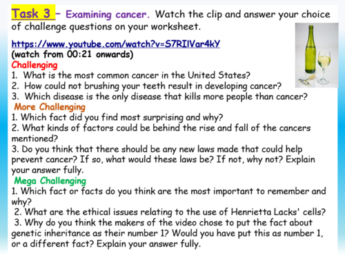 Cancer Awareness PSHE | Teaching Resources