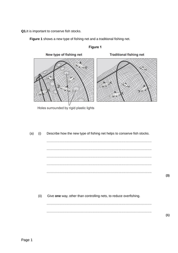 9-1 AQA GCSE Biology - U7 L13 (T) Farming Techniques and Fisharies ...