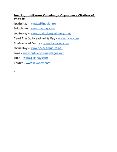 Dusting the Phone Knowledge Organiser/ Revision Mat! | Teaching Resources