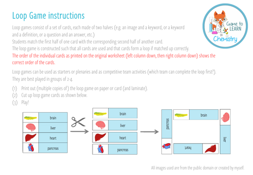 Chemical Elements - Loop Game (KS3) | Teaching Resources Chemical Elements - Loop Game (KS3) | Teaching Resources