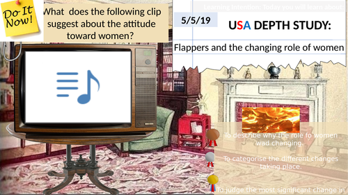 USA 1920s: Flappers and the changing role of women. | Teaching Resources