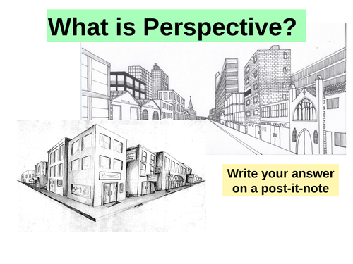 Perspective Drawing Introduction - One & Two Point - Art & Design ...