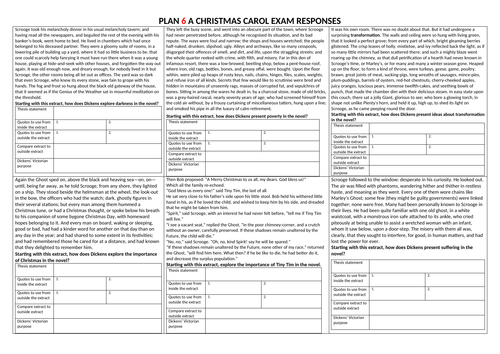 A Christmas Carol Final Revision lesson of big ideas using the top 50 ...