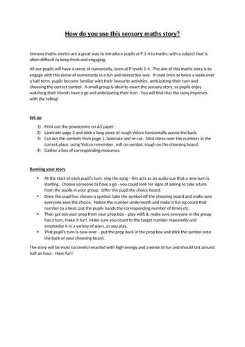 PMLD Maths sensory story - The Fair | Teaching Resources