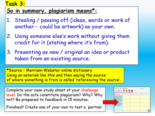 Plagiarism | Teaching Resources