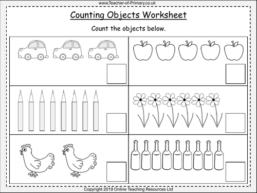 Counting Objects - Year 1 | Teaching Resources