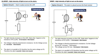 Control and sensing circuits GCSE 9-1 | Teaching Resources