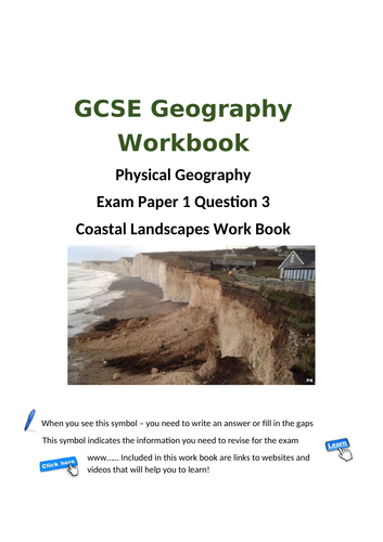 Coastal Landscapes/Coasts Revision Booklet - GCSE Geography | Teaching ...