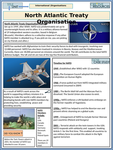 NATO and its Work | Teaching Resources