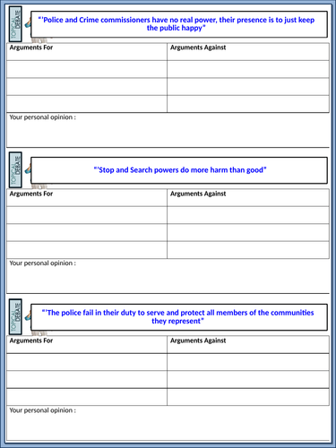 Police Service | Teaching Resources