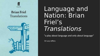 Brian Friel's 'Translations' | Teaching Resources