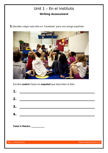 Year 7 - End of Unit Writing Assessments | Teaching Resources